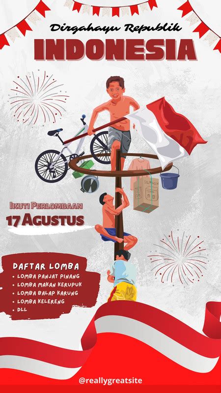 Halaman 2 Gratis Desain Contoh Lomba 17 Agustus Canva