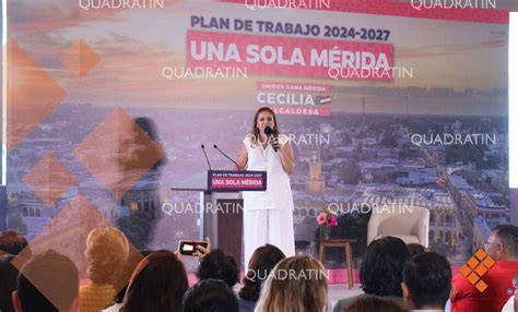 Cecilia Patrón Laviada presenta su plan de trabajo Noticias de Yucatán