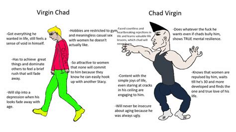 Virgin Chad Vs Chad Virgin Rvirginvschad