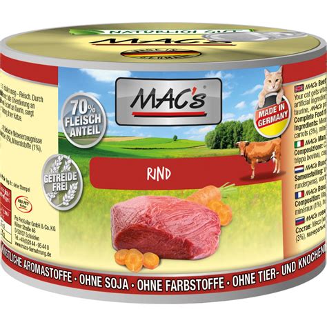 Macs Katzen Nassfutter Rind 200 G Kaufen Bei Obi