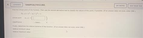 Solved 5 J4 POINTS TANAPCALC 10 8 3 002 MY NOTES ASK YOUR Chegg