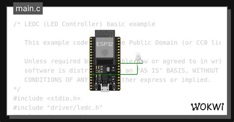 Led One Pwm Example Copy Wokwi Esp32 Stm32 Arduino Simulator