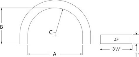 36 Inch W X 22 Inch H X 1 34 Inch D Half Round Arch Trim 4m