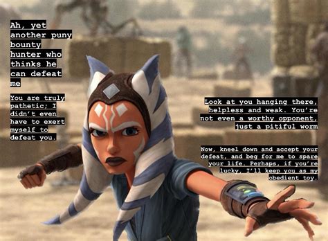 Ahsoka Is So Strong You Are Nothing More Than A Little Toy For Her R