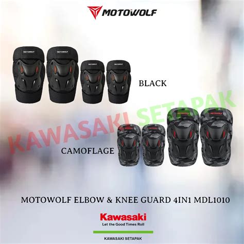 Motowolf Elbow And Knee Guard 4in1 Mdl1010 Eang Chun Motor Sdn Bhd
