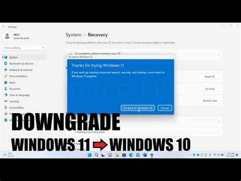 Cara Mudah Mengembalikan Windows 11 Ke Windows 10 Tanpa Instal Ulang Go