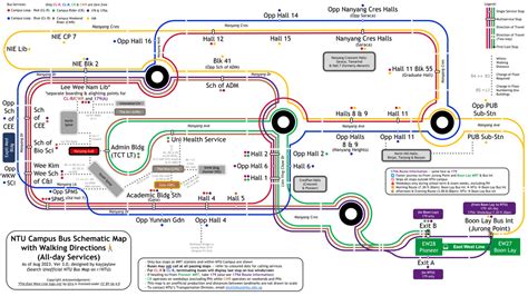 Ver 3 0 Unofficial Ntu Bus Map R Ntu