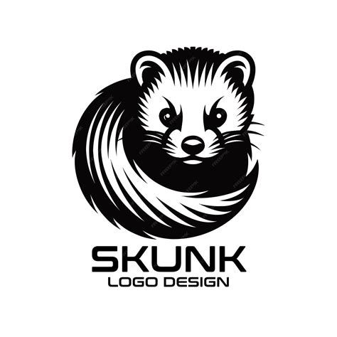 Premium Vector Skunk Vector Logo Design