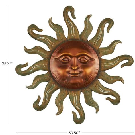 Metal Sun Face