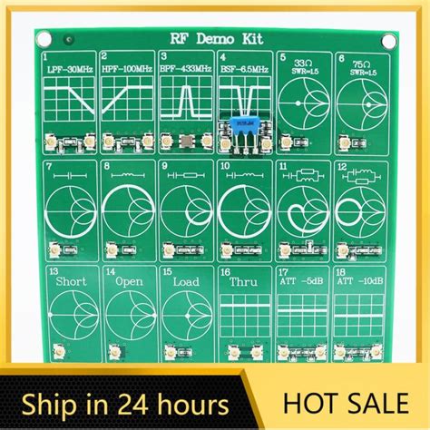 【cw】 Nanovna Filter Attenuator Vna Rf Test Board Tester Demo Kit Module