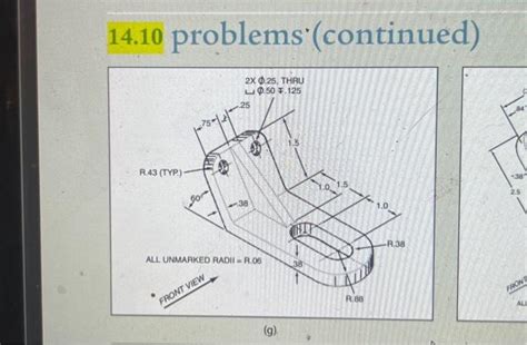 Solved Problem 3 Dimensioning Practice 14102 G Refer To