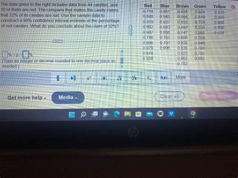 solved the data given to the right includes data from 44