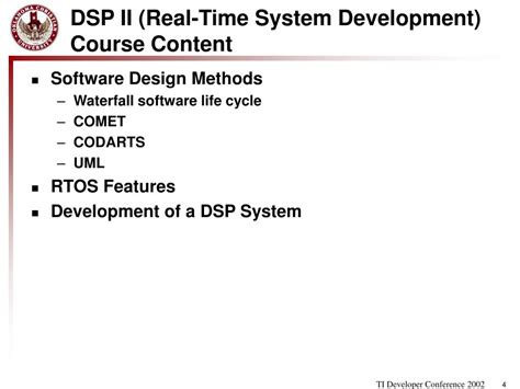 ppt real time dsp system design course and dsp bios ii powerpoint