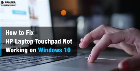 How To Fix HP Laptop Touchpad Not Working On Windows Printer Article