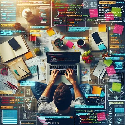 Iot Concept Business And Modern Technology Html Code Binary On Virtual