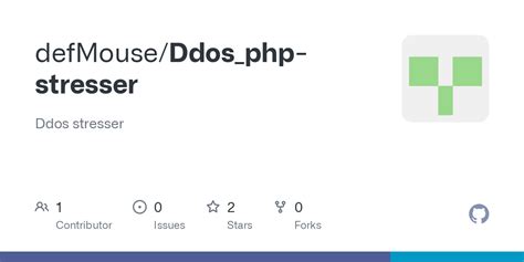 Github Defmouseddosphp Stresser Ddos Stresser