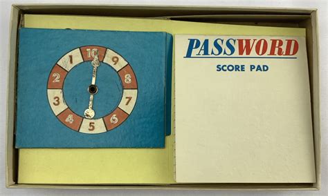 Password Game 12th Edition 1974 Milton Bradley Good Condition