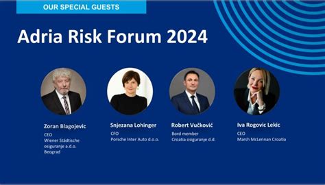 Risk Risk Marshserbia Adriariskforum2024 Marshmclennan Marshadria Iva Rogovic Lekic