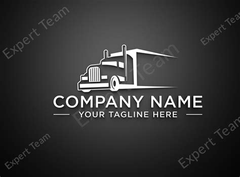 Transport Logistics Trucking Transportation Dispatching Logo