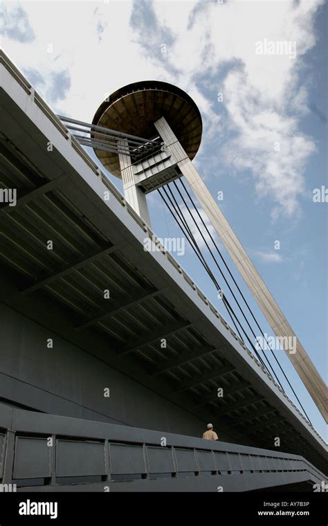 New Bridge Slovakia Stock Photo Alamy