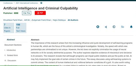 artificial intelligence and criminal culpability