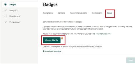 Credly Bulk Issue Badges