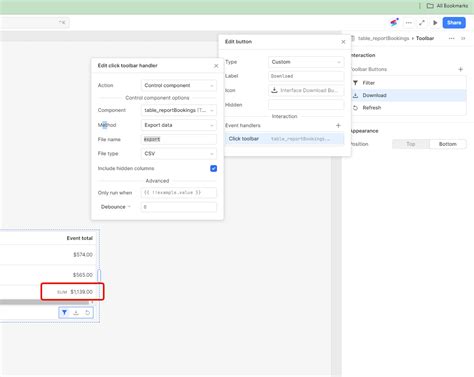 Table Export To Include Summary Row 💬 App Building Retool Forum