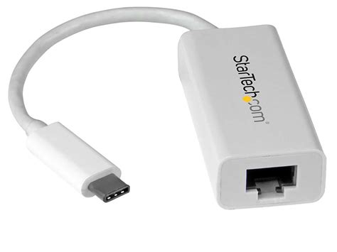 Startech Usb C To Gigabit Network Adapter Usb White Adapters Us Gc W