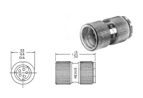 Item # AP-105, Audio Plugs (MIL-C-55116) On Amphenol NEXUS Technologies