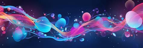 Bubbled Abstract Vector Fluid Particle Flow Premium AI Generated Image