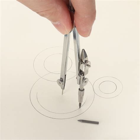 1pcs Metal Pencil Compasse Drawing Drafting Compas Vicedeal