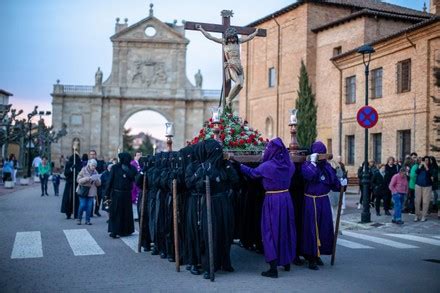 Penitents Brotherhood Nuestro Padre Nazareno Patrocinio Editorial Stock