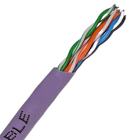 Cat Lsf Purple Utp Category Enhanced Solid Copper Low Smoke Fumes Lsf Data Networking