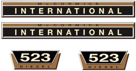 Pieces Le T Lerie Ihc Mc Cormick Autocollant International