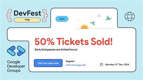 Gdg नागपूर On Linkedin Devfestnagpur24 Earlybird Opportunities