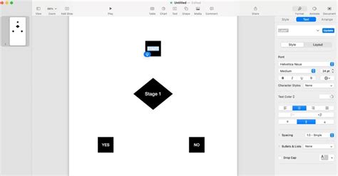 Create A Flowchart In Keynote On Mac And Iphone