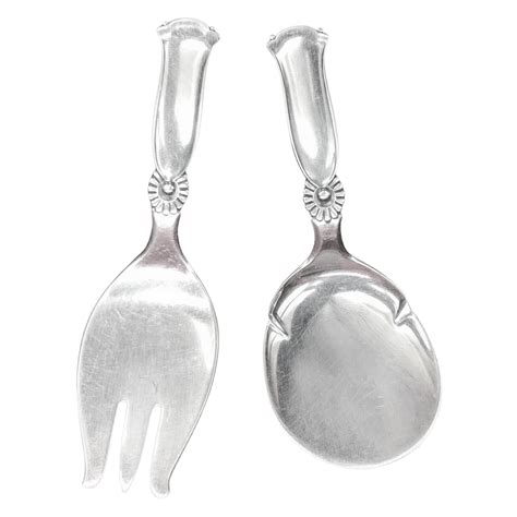 1932 Art Deco Danish Jens Sigsgaard A Dragsted 830 Silver Serving S