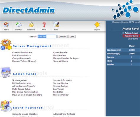 Hướng Dẫn Tạo Một Host Dưới Quyền Admin Trên Directadmin How To N