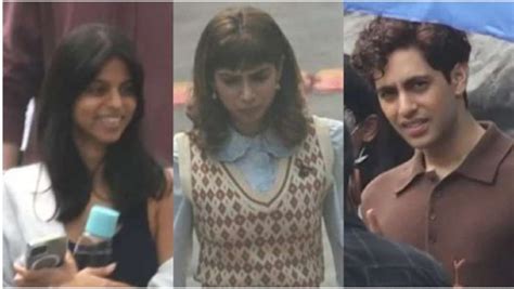 Suhana Khan Agastya Nanda And Khushi Kapoors First Photos From Zoya