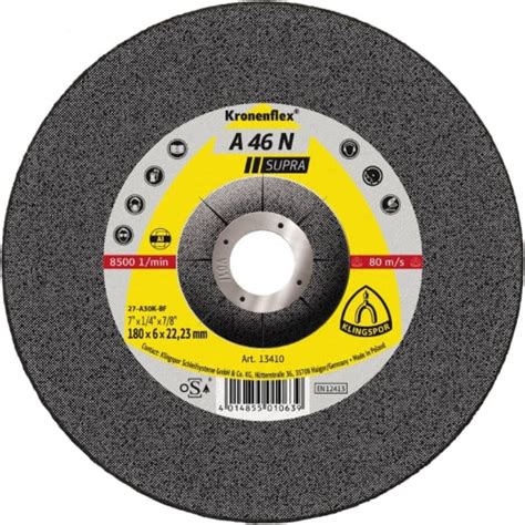 Klingspor Kronenflex Grinding Disc For Aluminium Gibb Tools And Supplies