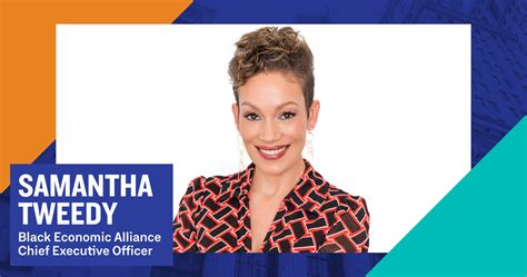 The Black Economic Alliance Appoints Samantha Tweedy Chief Executive