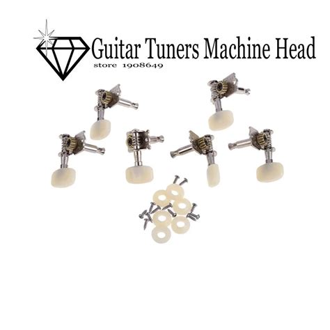 Free Shipping 6pc Open Gear Guitar Tuning Pegs Tuner Machine Heads
