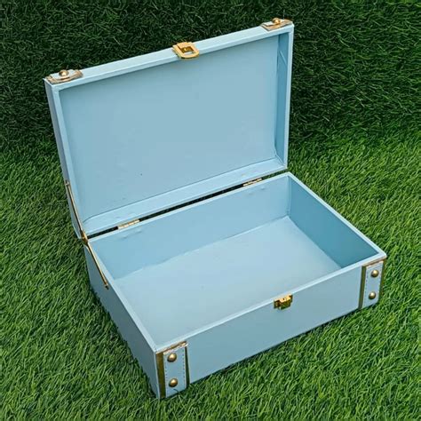 Handmade Trunk Box Mdf Box Decorative Box Leatherette Trunk Box