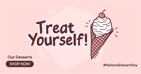 Treat Yourself Facebook Ad Brandcrowd Facebook Ad Maker