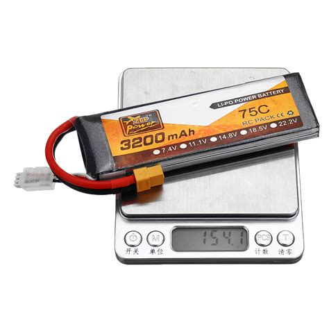 Zop Power 7 4v 3200mah 75c 2s Lipo Battery Xt60 Plug For Rc Car
