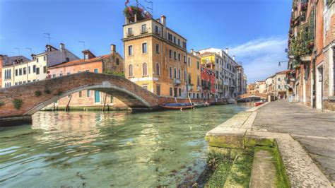 Wallpaper Boat Street Cityscape Italy Architecture Venice