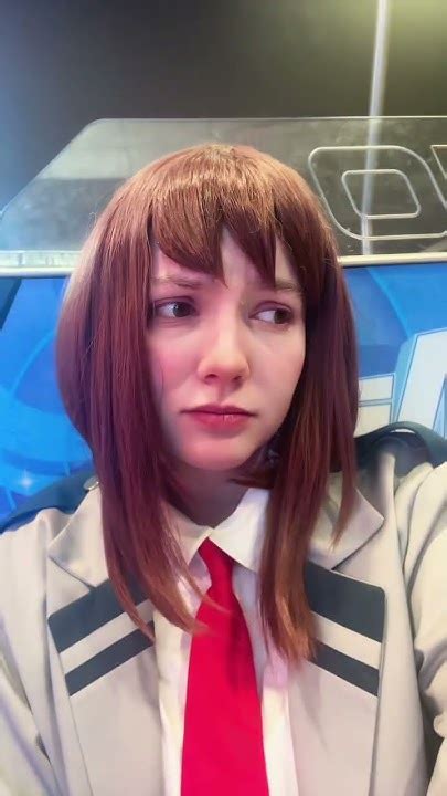 Ochacouraraka Ochako Cosplay Cosplayer Myheroacdemia Mha Bnha