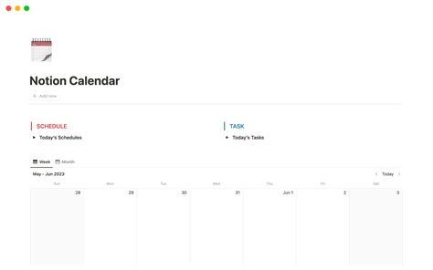 Notion Calendar Desktop Marga Salaidh
