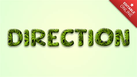 Direction Text Effect Generator TextStudio