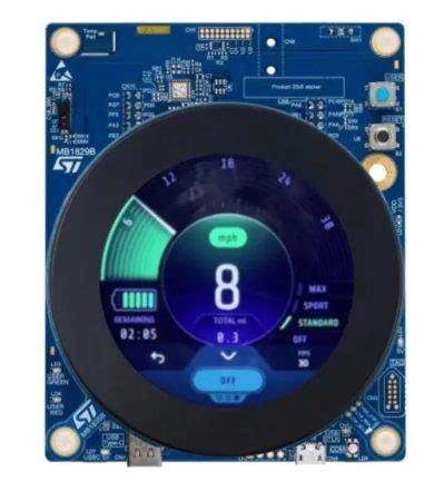 STM32U5 Discovery Kit Features 2 47 TFT Round LCD